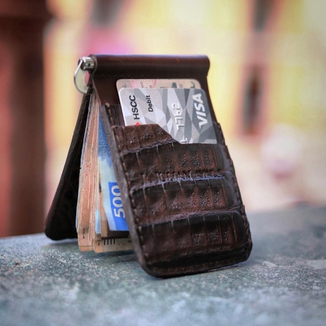 Genuine Crocodile Card Holder. – JA LEATHER